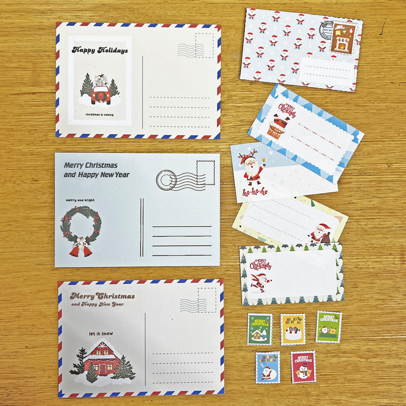Christmas & New Year Special Edition! Kids’ Holiday Greeting Card Set ...