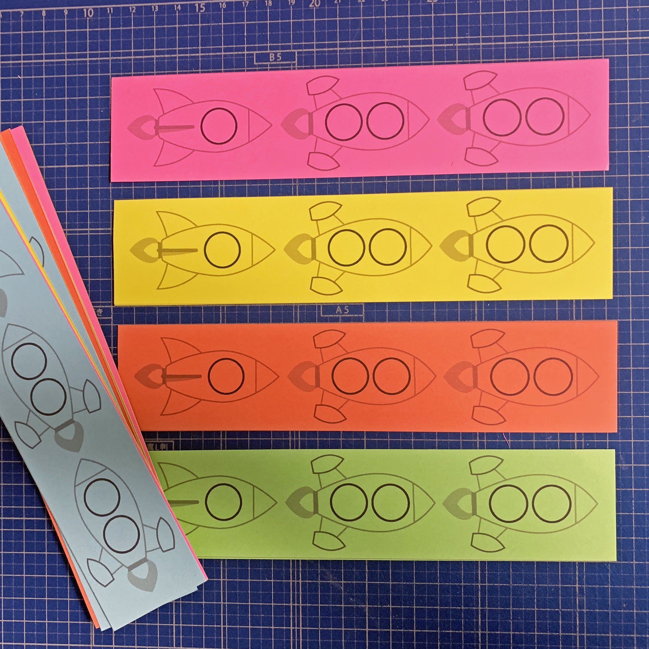 Connectable Sticker Activity Sheets (Rocket Theme) – Montessori ...