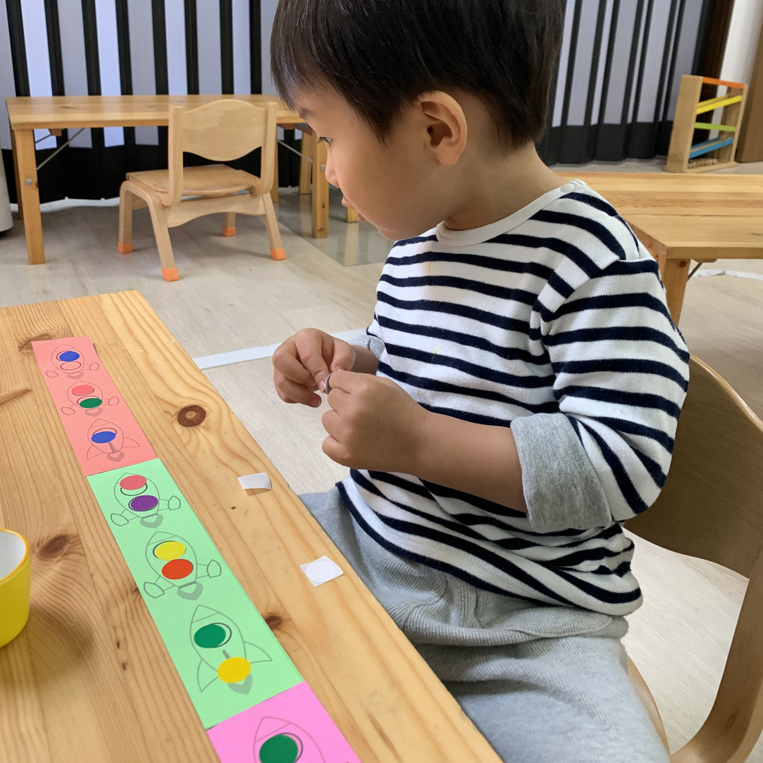 Connectable Sticker Activity Sheets (Rocket Theme) – Montessori ...