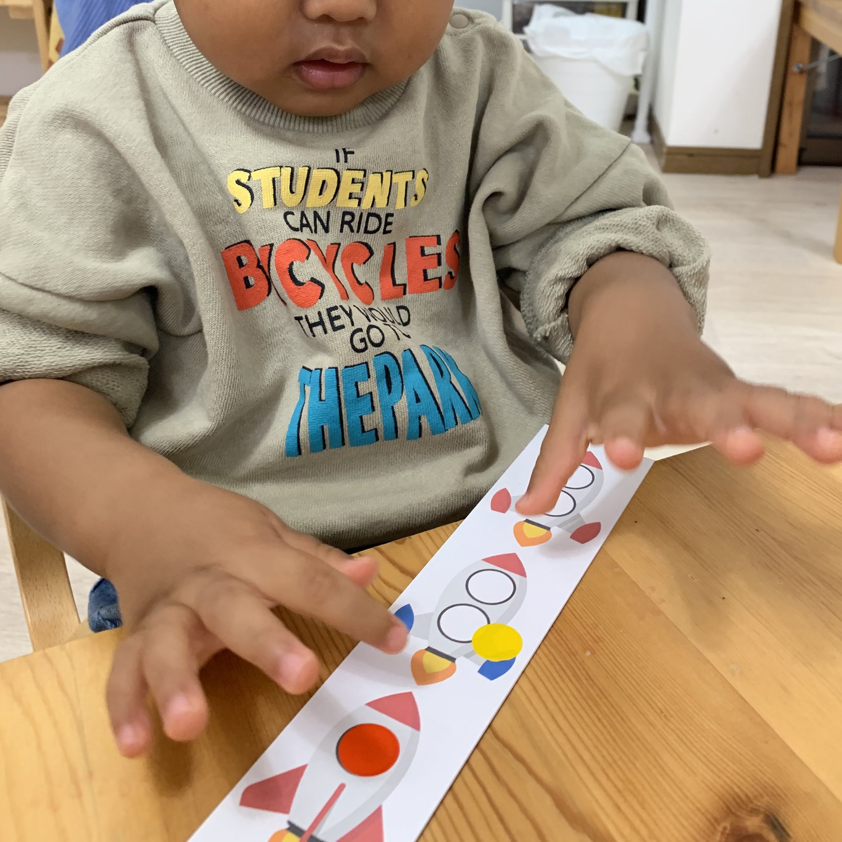 Connectable Sticker Activity Sheets (Rocket Theme) – Montessori ...