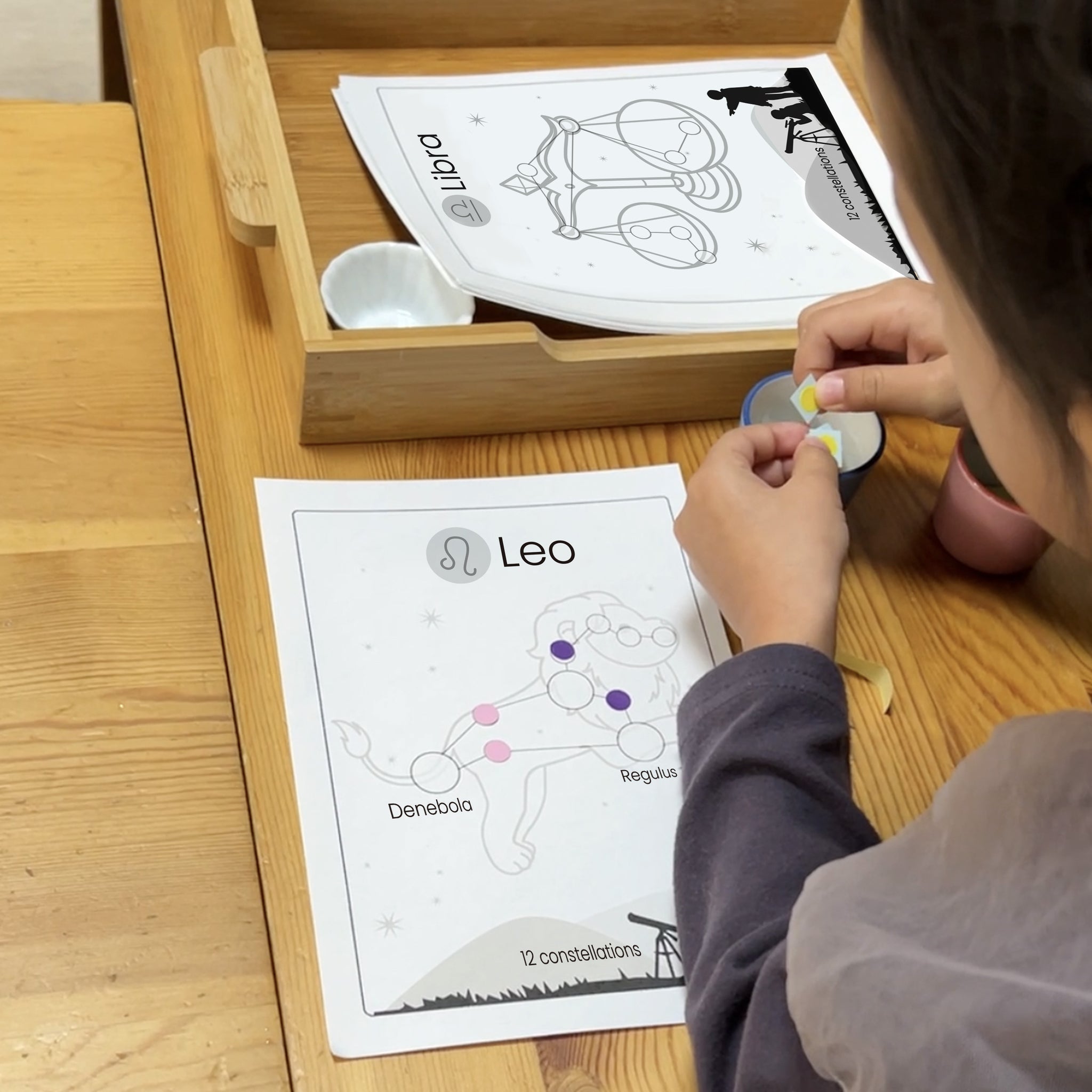 Sticker Activity Sheet - 12 constellations – Montessori Resource Store ...