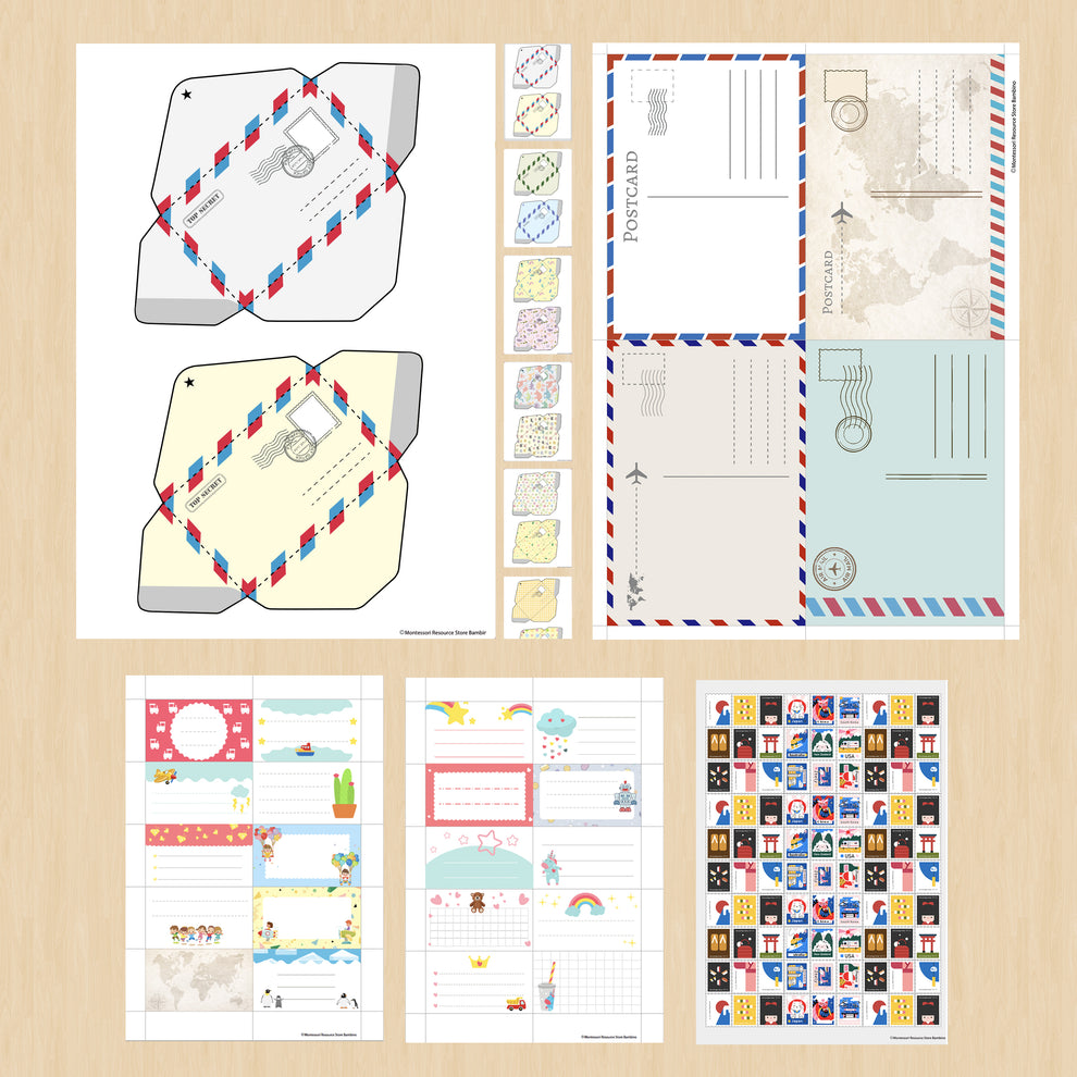 Fun Letter Writing Kit – Montessori Resource Store Bambino