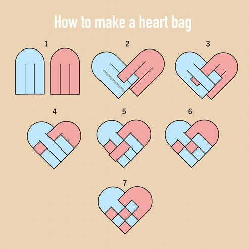 Heart Bag (Paper Plaiting) – Montessori Resource Store Bambino