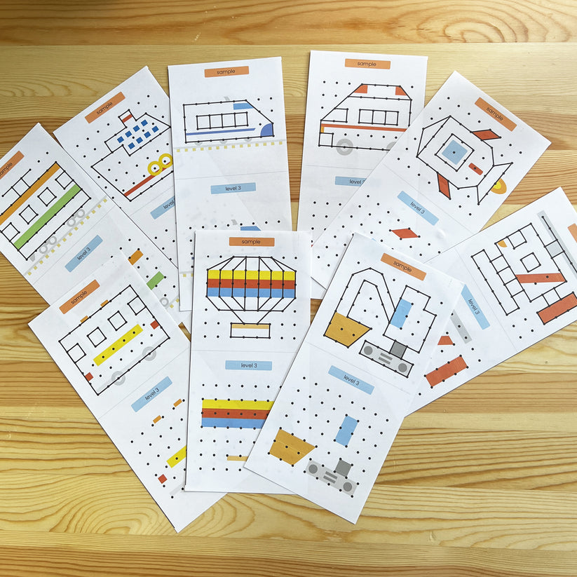 Connect the dots (vehicles, animals) – Montessori Resource Store Bambino