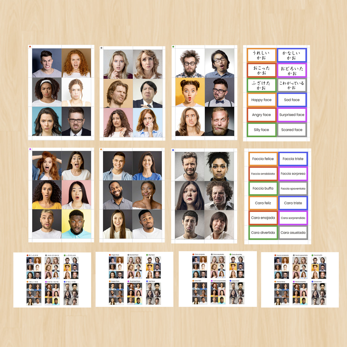 Learn Emotions with Fun Faces! Emotion Recognition Card Set ...