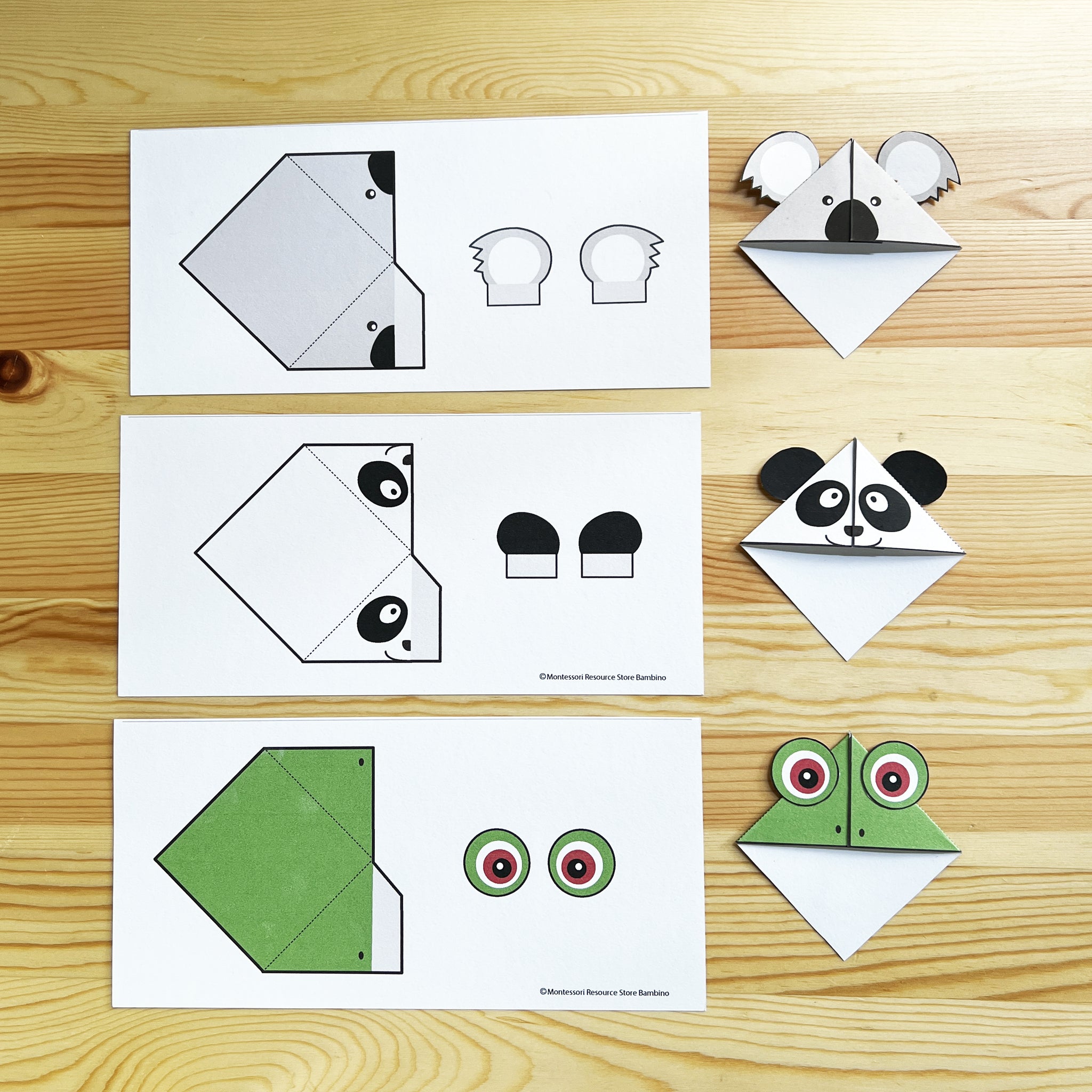 Animal Corner Bookmark – Montessori Resource Store Bambino