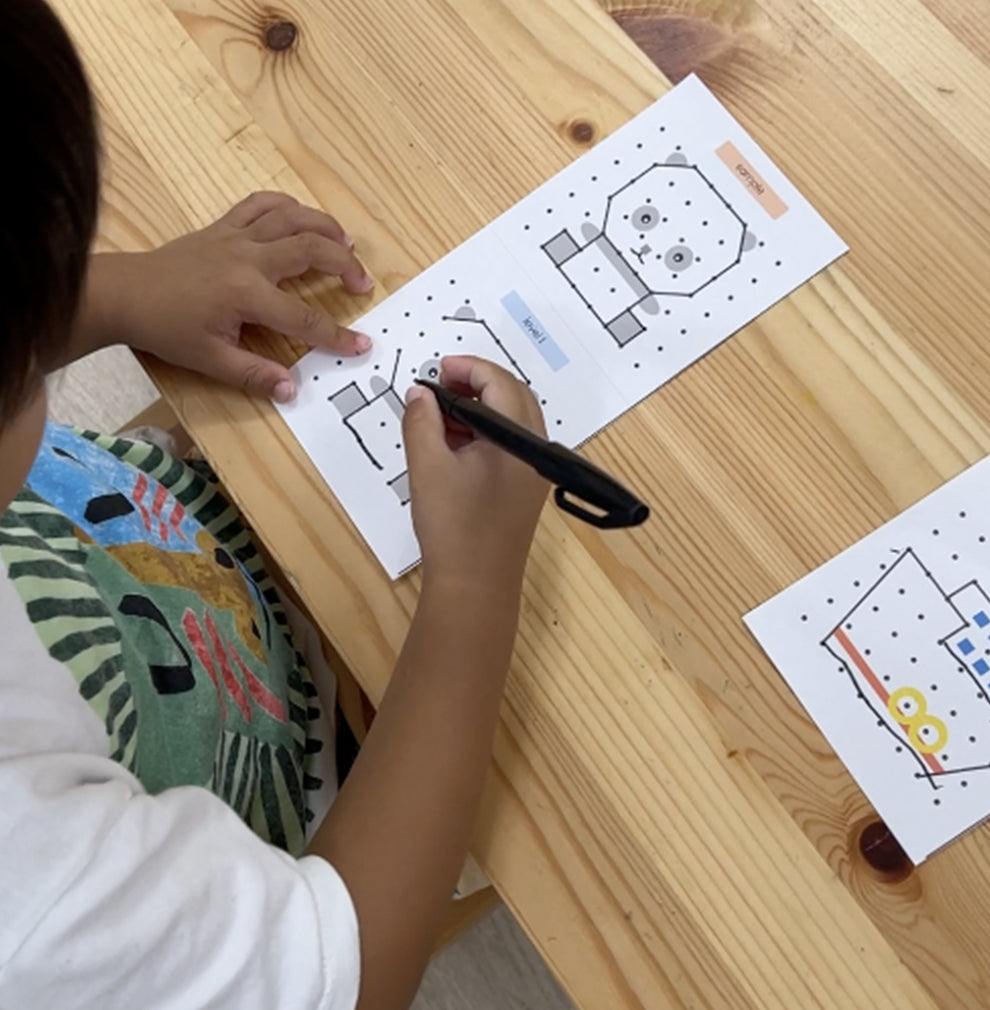 Connect the dots (vehicles, animals) – Montessori Resource Store Bambino
