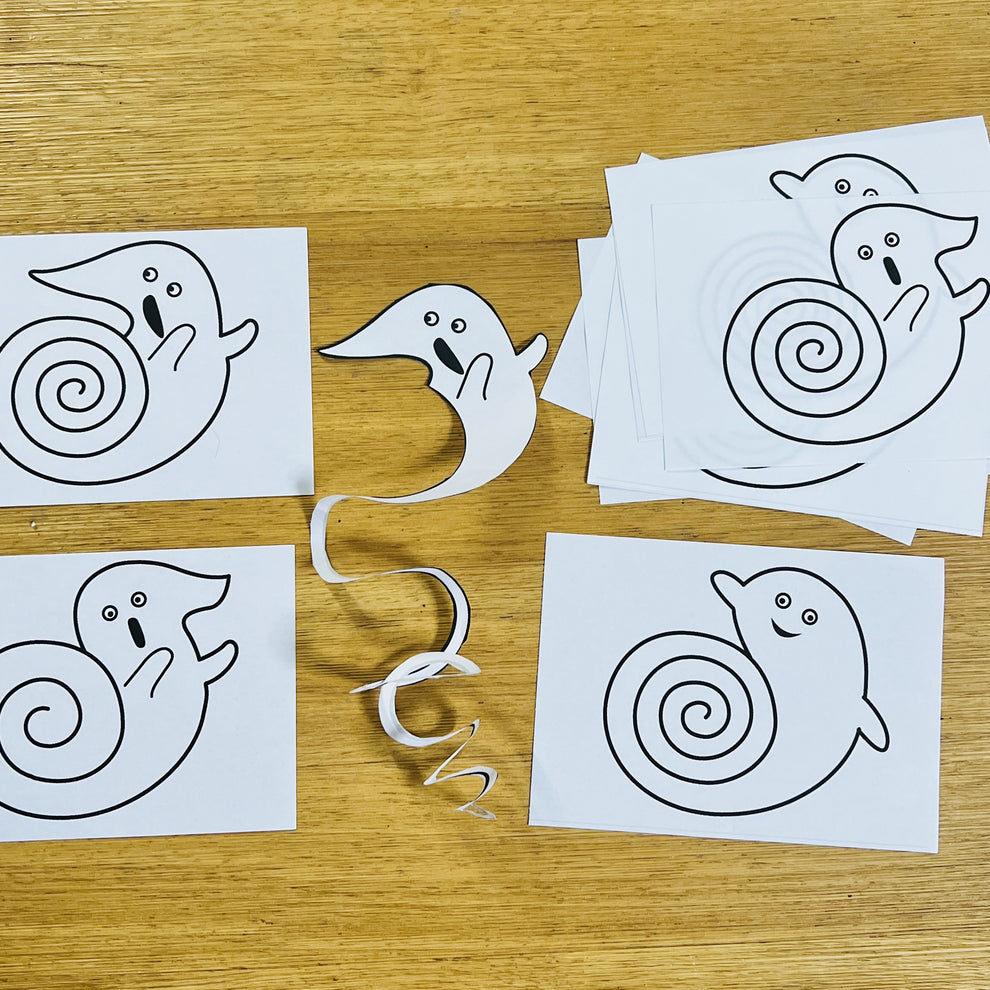 Halloween Ghost Set (Scissor Practice Activity) – Montessori Resource ...