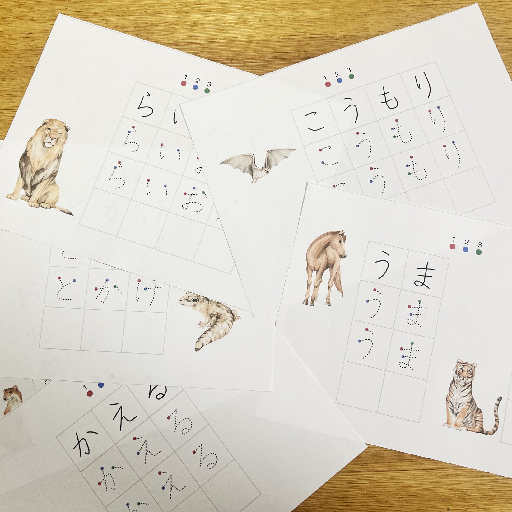 Learn Japanese Hiragana with Animals – Montessori Resource Store Bambino