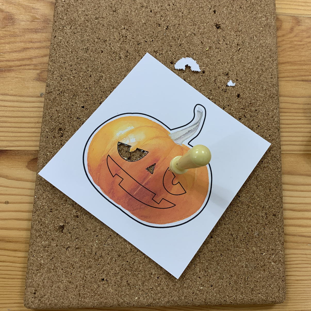 Pin Punching Work - Jack-o’-Lantern Shape Cutting – Montessori Resource ...