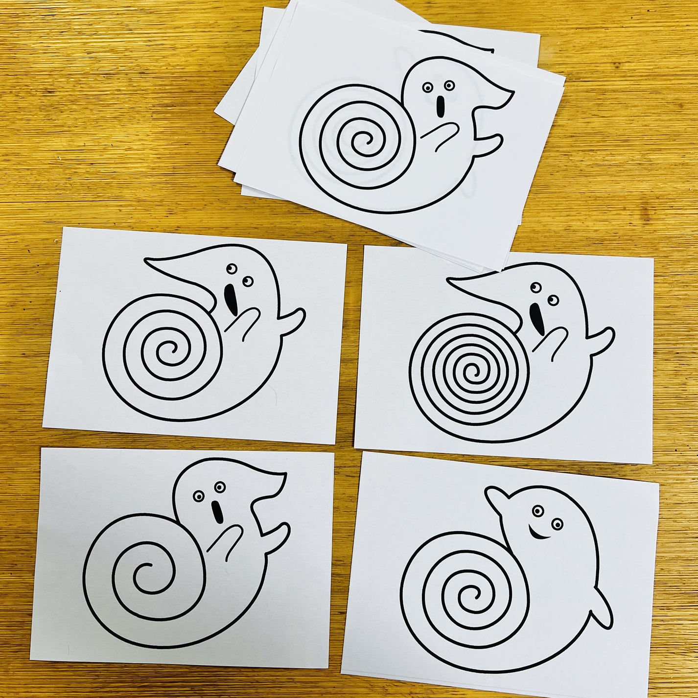 Halloween Ghost Set (Scissor Practice Activity) – Montessori Resource ...