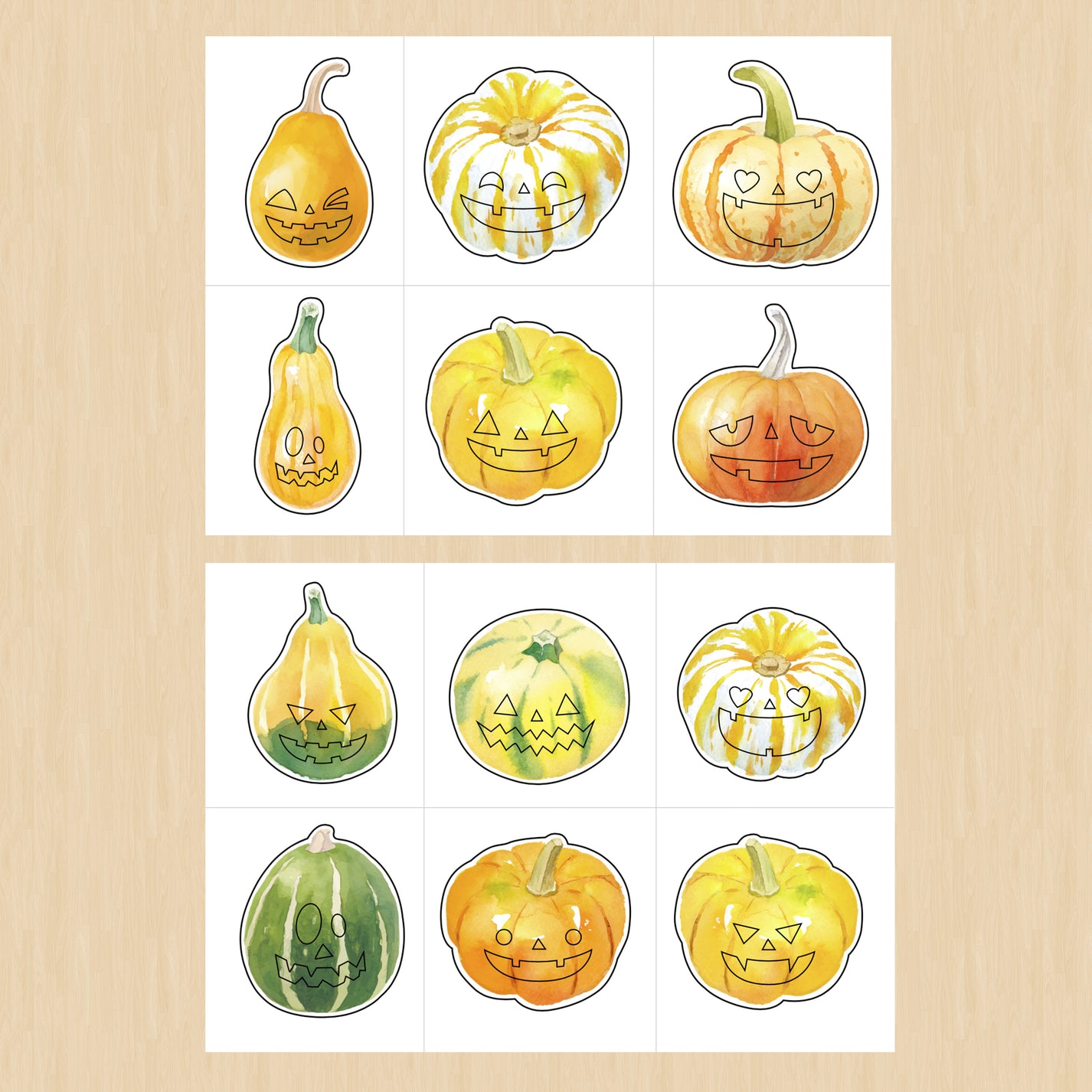 Pin Punching Work - Jack-o’-Lantern Shape Cutting – Montessori Resource ...