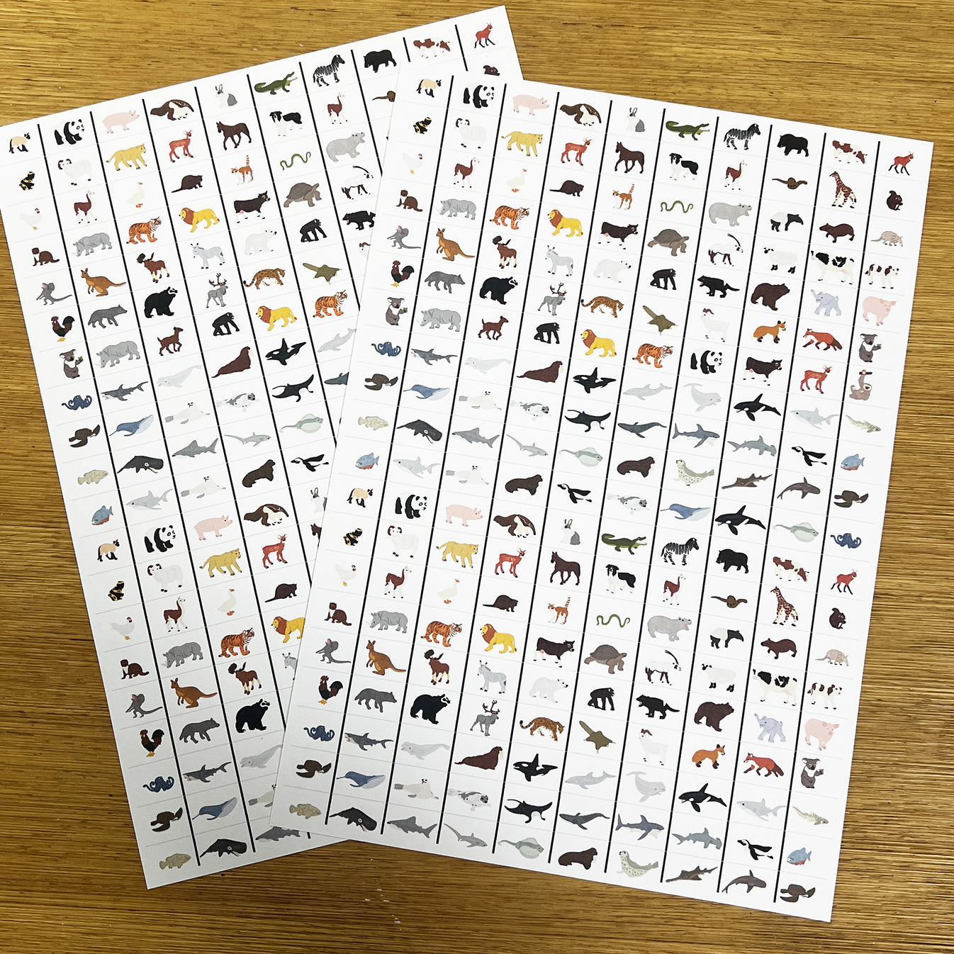 Simple Cutting Strips for Scissor Practice – Animals – Montessori ...