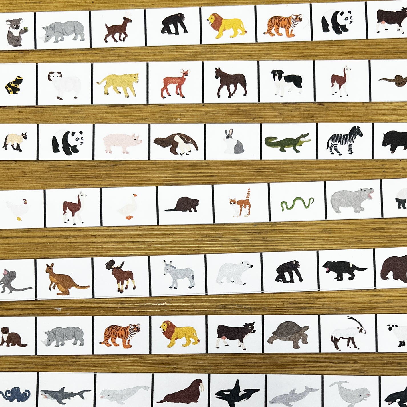 Simple Cutting Strips for Scissor Practice – Animals – Montessori ...