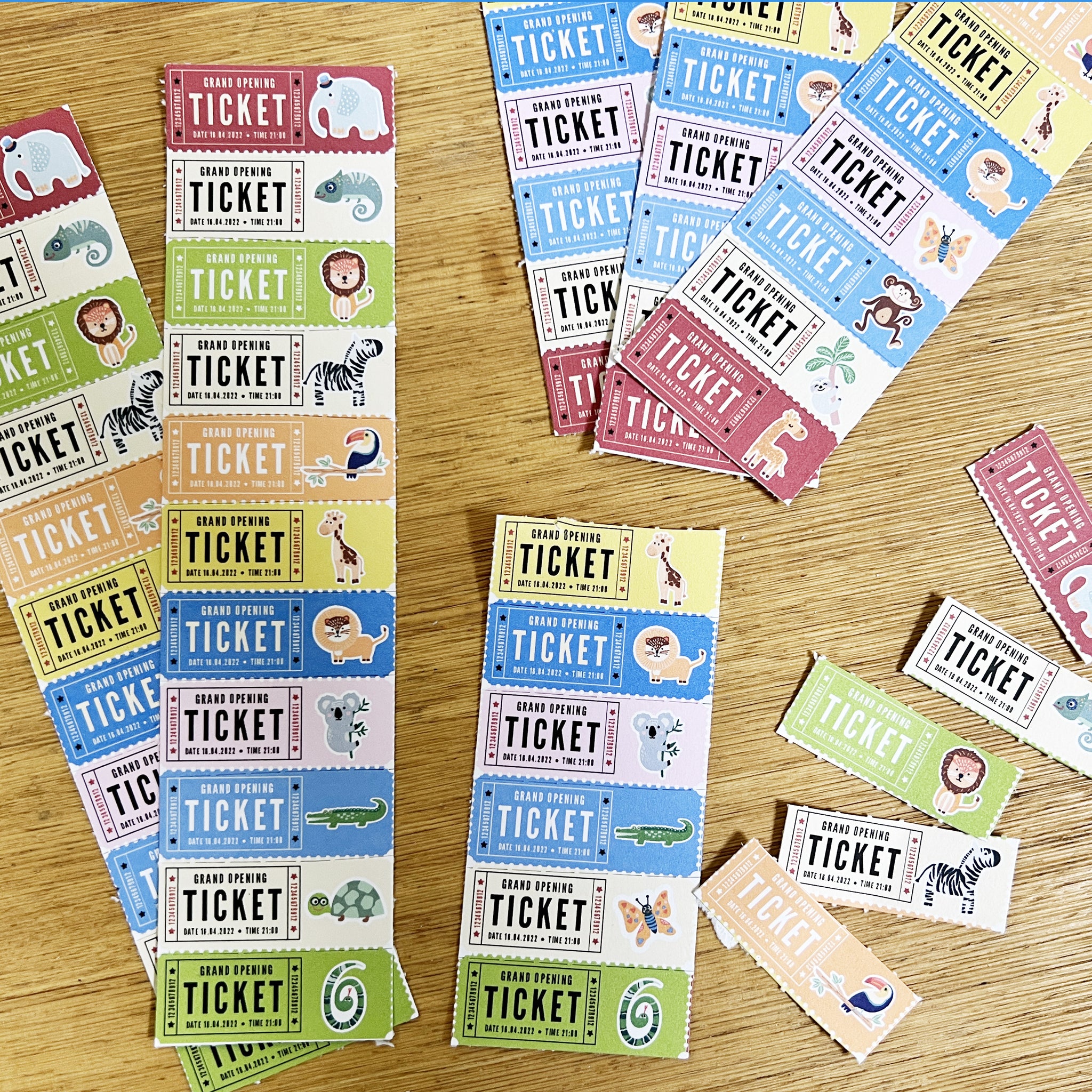 Zoo Ticket Tearing: A Fun Fine Motor Skill Activity for Kids ...