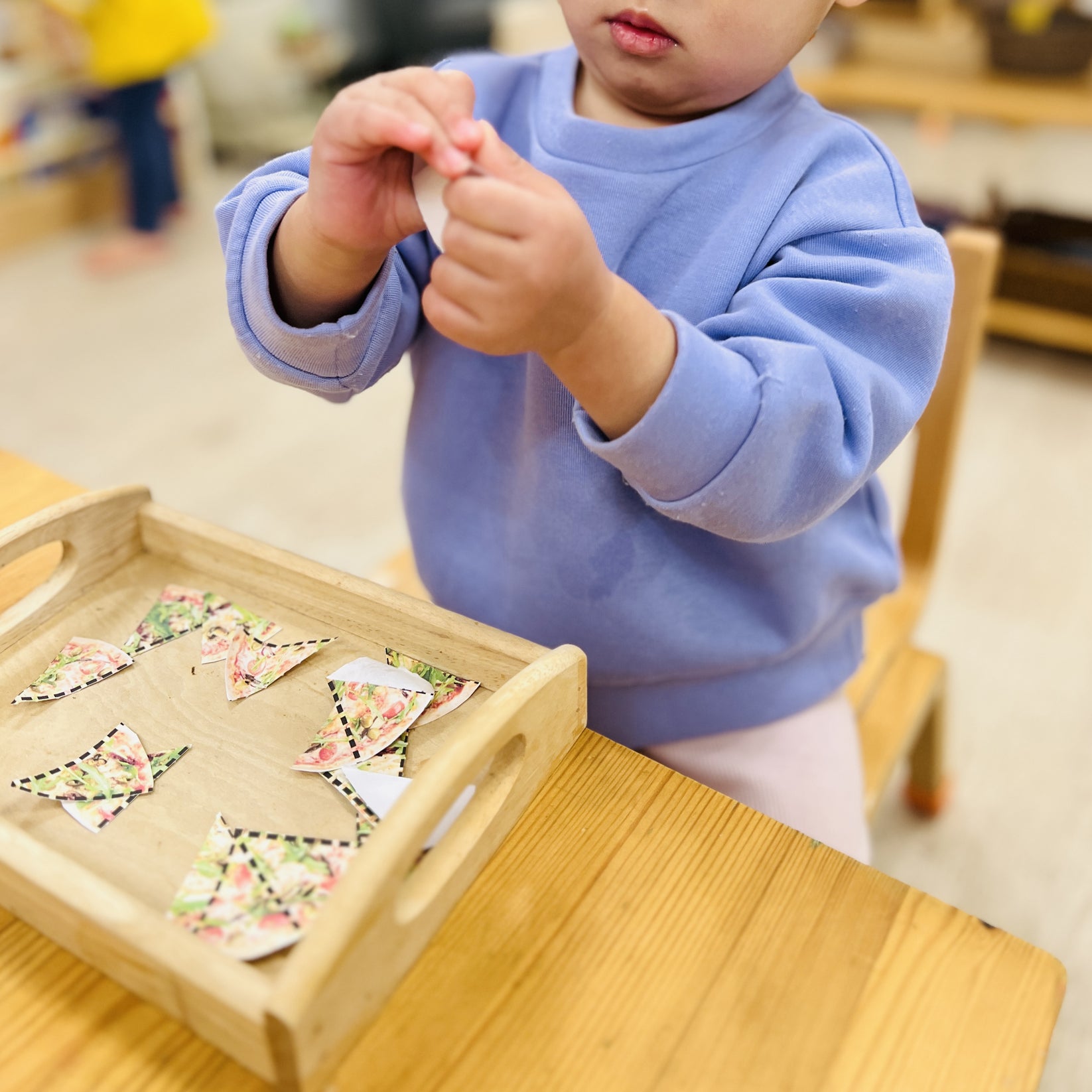 Whole Cake & Pizza Tearing Activity: Fun for Little Hands and Fingers ...