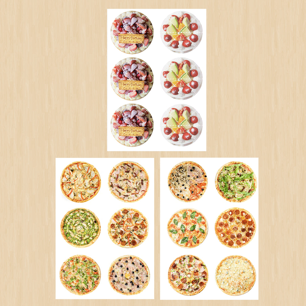 Whole Cake & Pizza Tearing Activity: Fun for Little Hands and Fingers ...