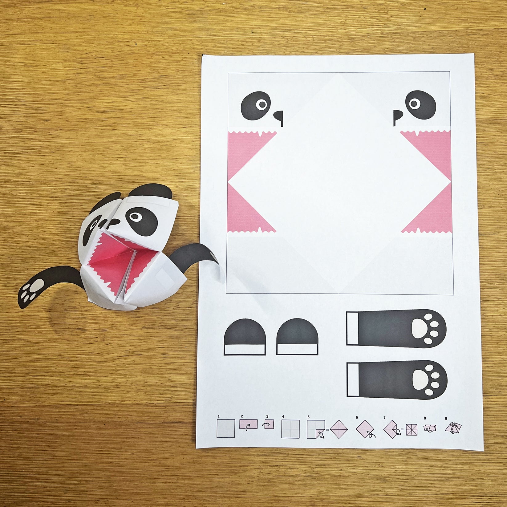 PAKU PAKU Animals 2 - Paper folding activity – Montessori Resource ...