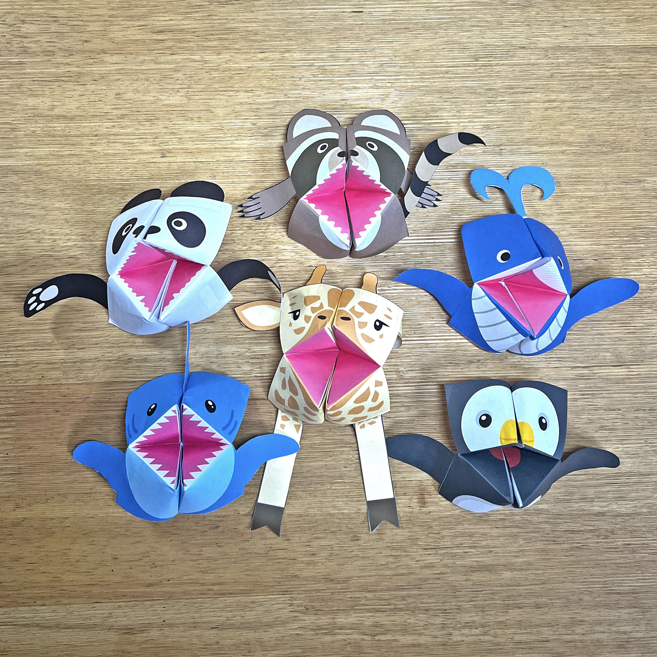 PAKU PAKU Animals 2 - Paper folding activity – Montessori Resource ...