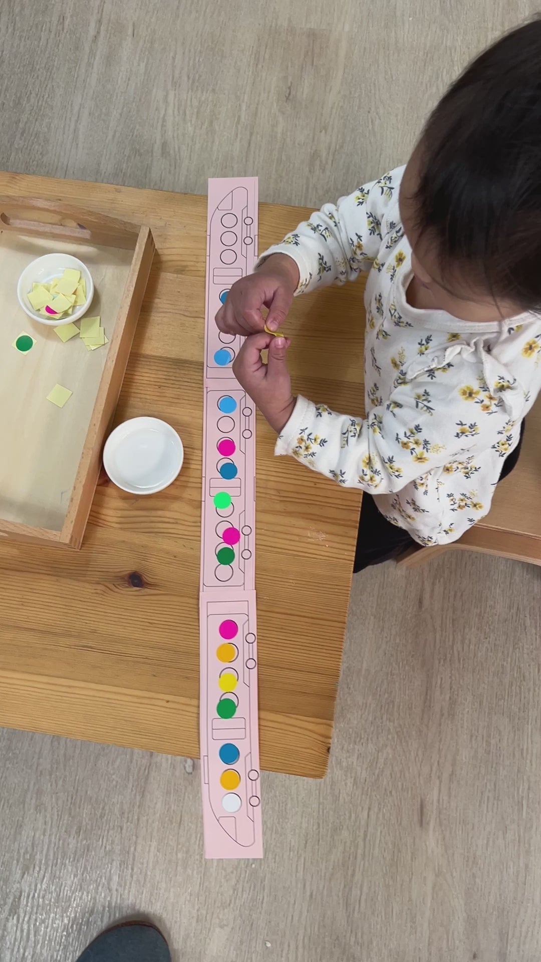 Sticker Activity Sheet - Connecting Trains – Montessori Resource Store ...