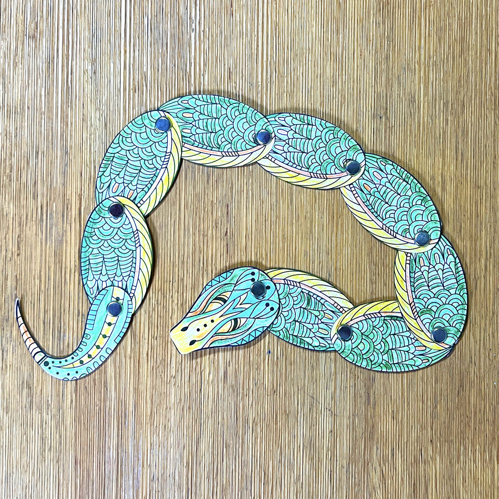 Cut & Color Split Pin Snake for Scissors and coloring Skills ...